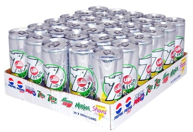 7Up Diet Can Pack (24x300ml) - Soft drinks | Gomart.pk