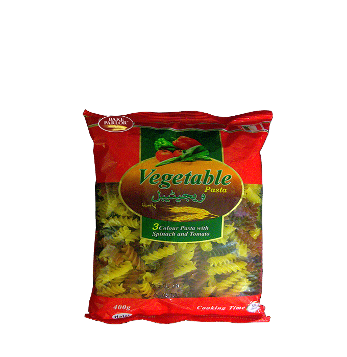 Bake Parlor Vegetable Pasta (400gm) - Noodles/ Pasta | Gomart.pk