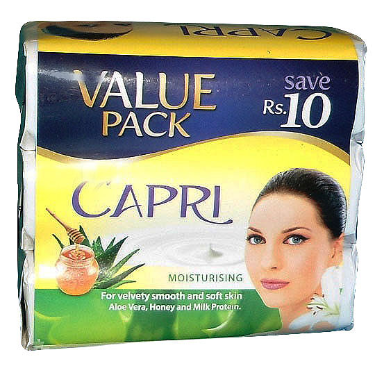 Capri Moisturising Aloe Vera Honey Milk Protein Value Pack Soap ...