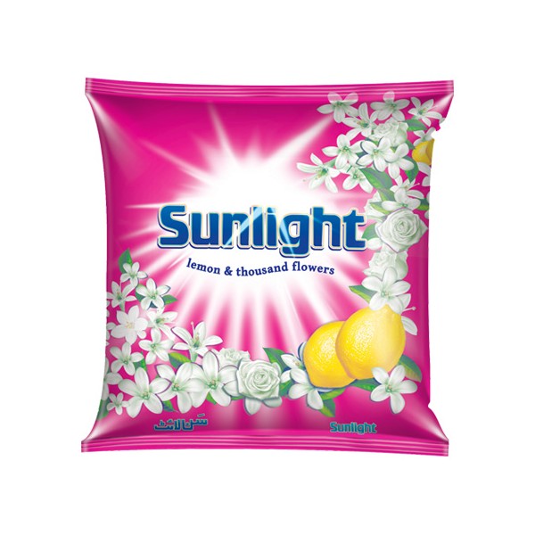 SUNLIGHT WASHING POWDER - PINK (190G) - Laundry | Gomart.pk