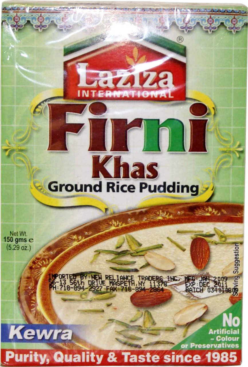 Laziza Firni Khas Kewra (150gm) - Jams, Jelly, Cheese, Spreads ...