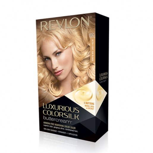 Revlon Luxurious ColorSilk ButterCream Hair Color - 03G Ultra Light Sun ...