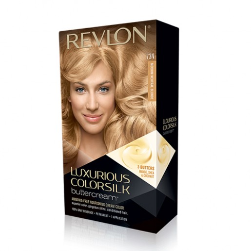 Revlon Luxurious ColorSilk ButterCream Hair Color - 73N Medium Neutral ...