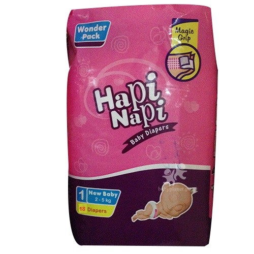 Hapi Napi Diapers (New Baby) 18 pcs - Baby Diapers | Gomart.pk