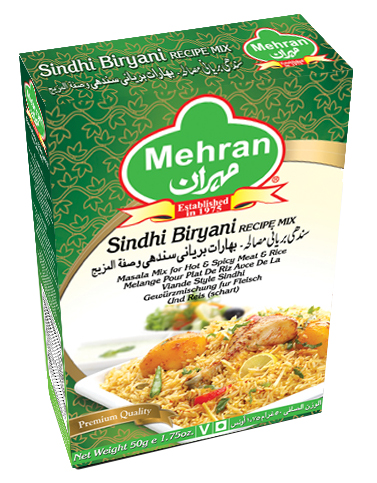 Mehran Sindhi Biryani Recipe Mix (50gm) - Spices | Gomart.pk