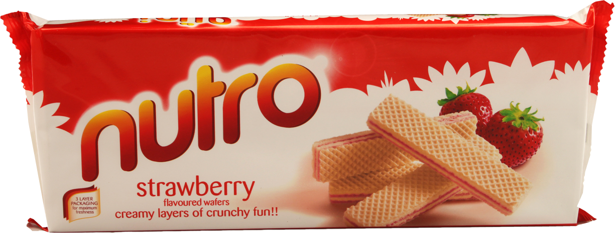 Nutro Strawberry Wafer Biscuits (175gm) - Snacks/chips & Biscuits ...