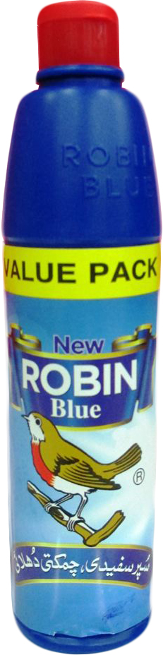Robin Liquid Blue (300ml) - Laundry | Gomart.pk