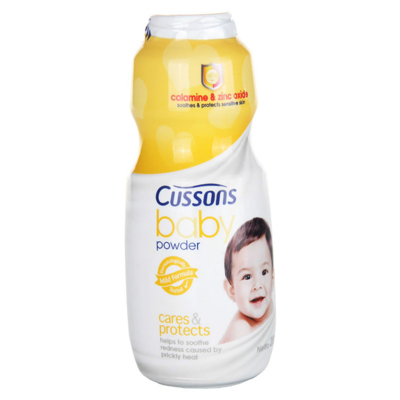 Cussons Baby Powder Cares & Protects 100g - Oil & Powder | Gomart.pk