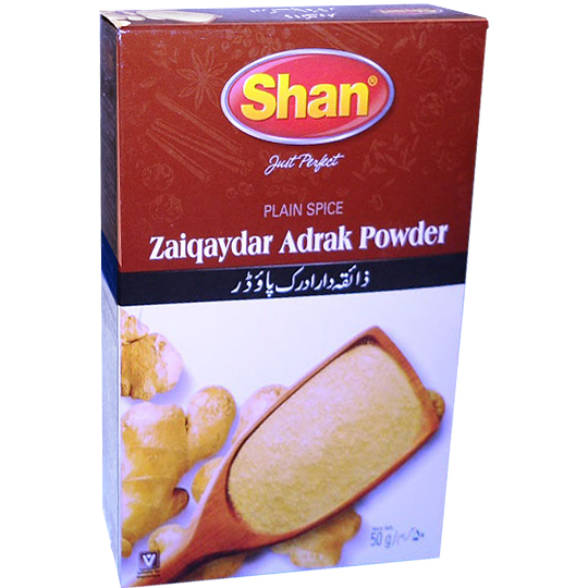 Shan Zaiqedaar Adrak Ginger Powder (50gm) - Spices | Gomart.pk