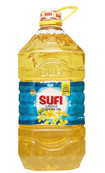 Sufi Canola Cooking Oil (5ltr) - Canola Oil | Gomart.pk