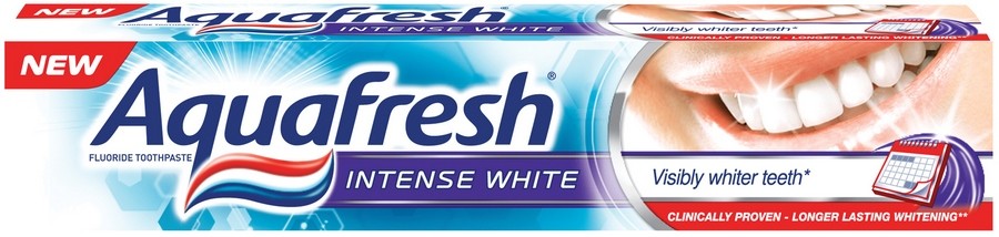 Aqua Fresh Intense White Toothpaste (100ml) - Oral Care | Gomart.pk