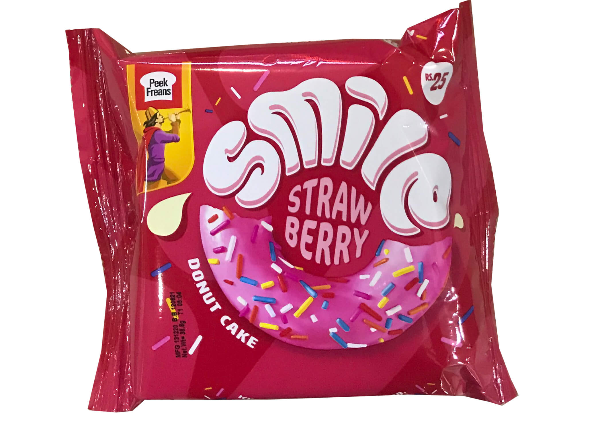 Peek Freans Smile Strawberry Donut